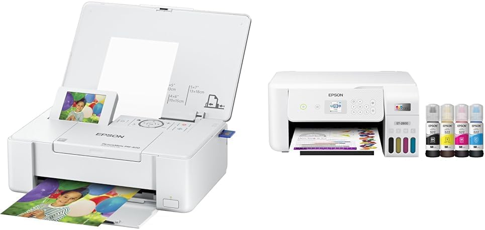 Amazon.com: Epson PictureMate PM-400 Wireless Compact Color Photo ...