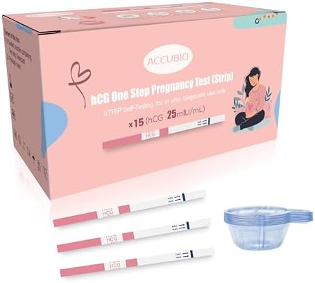 Amazon.com: MomMed Pregnancy Test, 20 HCG Pregnancy Test Strips for ...