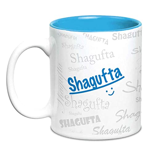 Shagufta Name Logo