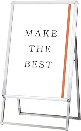 Amazon.co.jp: 常磐精工 ポスターグリップスタンド看板 屋外用 B2片面シルバー PGSK-B2KS-G : 産業・研究開発用品