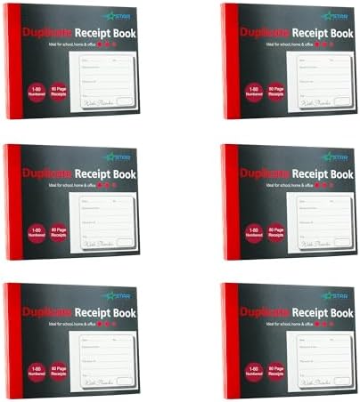 Silvine 63 x 106mm Duplicate Cash Receipt Book - Gummed (30 Receipts ...