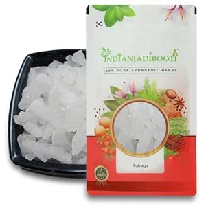 IndianJadiBooti Suhaga (Borax Powder) | 2 Pack of 400g (Total 800g ...