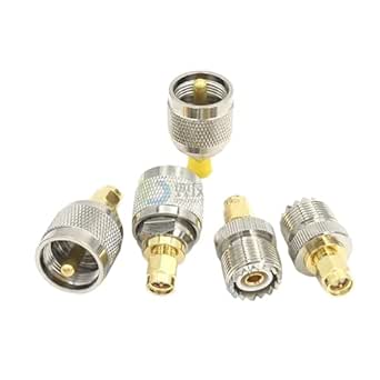 Amazon.com: 1pcs SMA to UHF Adapter SL16 to SMA-JJ SMA Male to M Female Intercom Adapter ...