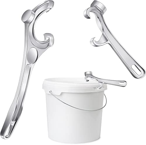 Amazon.com: 3 In1 Aluminum Bucket Opener 5 Gallon Pail Opener Silver ...