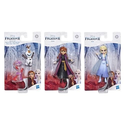 Disney Frozen 2 Articulated Action Figure 10cm - Set of 3 - Anna, Elsa ...