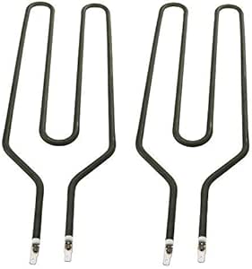 First4Spares Replacement 2 Spade Connector Heater Element Twin Pack for ...