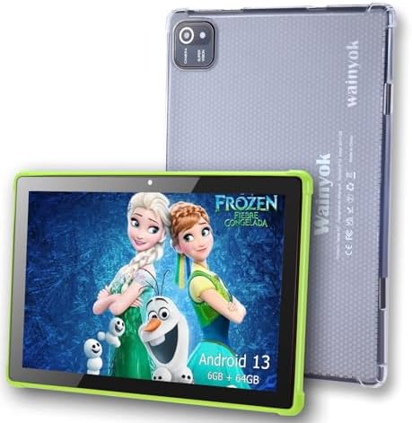 10.1 Inch Android 13 Tablet Kids Tablets: 6GB + 64GB, 1TB Expandable ...