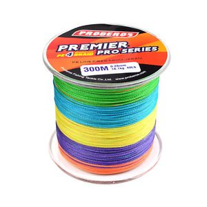 300m / 328yd Super Braided Casting Fishing Line 4 strands 50LB 22.6kg 0 ...