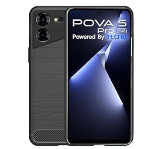 Knotyy Tecno Pova 5 Pro 5G Back Cover | Hybrid Shock Proof Case Cover ...