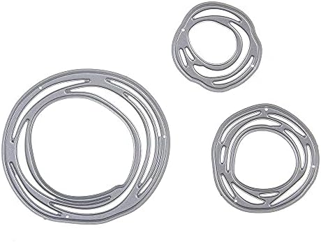 Amazon.com: Scribble Circles Cutting Dies,Scribble Circles Die Cuts ...