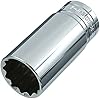 Amazon | SK11(エスケー11) 十二角ディープソケット 差込角 12.7mm (1/2インチ) 27mm S4D-27 | ソケットレンチ
