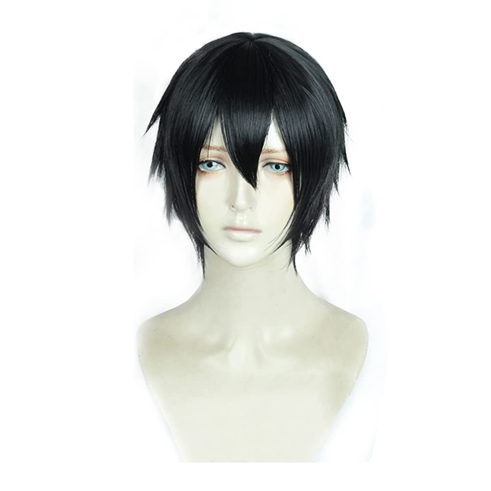 Amazon.com: magic acgn Short black bangs 32cm Cosplay Anime Wig Costume ...