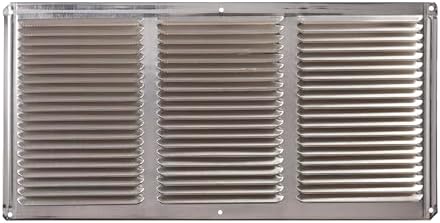 GAF Master Flow Aluminum Under Eave Soffit Vent, 16" x 8" in Mill ...