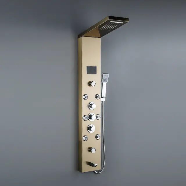NextGen Stainless Steel 304 Grade Shower Panel 6 in 1 Tower System With ...