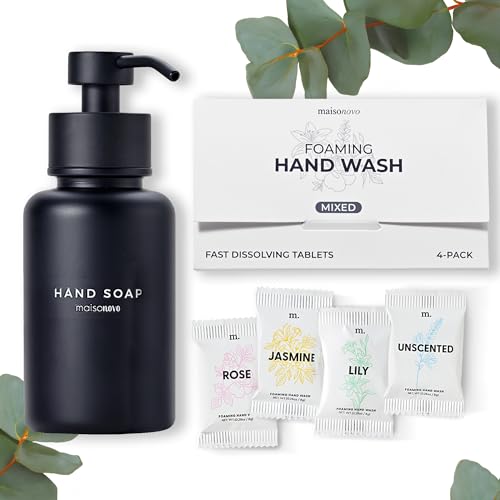 Snapklik.com : MAISONOVO Natural Foaming Hand Soap Tablets Starter Pack ...