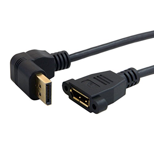 DisplayPort Display Port with 90 Degrees Female Extension – BigaMart