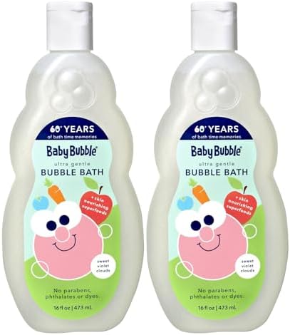 Amazon.com: Mr. Bubble Baby Bubble Ultra Gentle Bubble Bath, Sweet ...