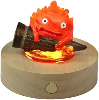 KymaR Howl's Moving Castle - Castle Night Light, Calcifer, LED Battery ...