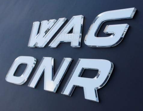CarMetics Wagonr 3D Letters Stickers Logo Emblem Bonnet Stickers ...