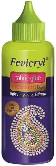 Zeniso® Fevicryl Fabric Glue Premium 80g 100% pure glue sticking ...
