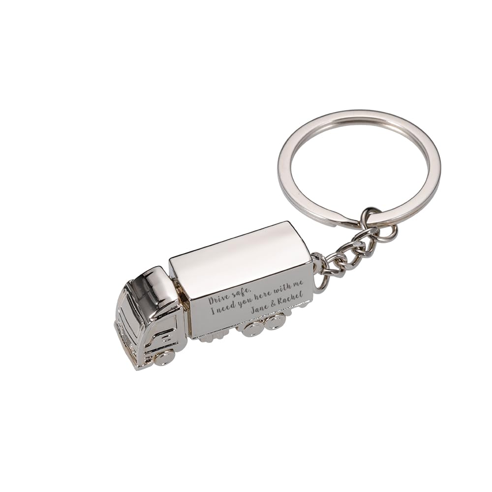 Amazon.com: Aizza Beata Drive Safe Trucker Keychain for Boyfriend Him ...