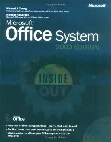 Microsoft® Office System Inside Out - 2003 Edition (Bpg-Inside Out ...