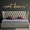 Amazon.com: Sweet Dreams Metal Wall Art, Metal Words Wall Decor, Set of ...