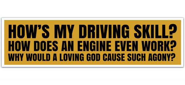 Amazon.com: How's My Driving? Bumper Sticker | Funny Bumper Sticker ...