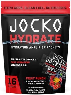 Amazon.com: Jocko Fuel Hydrate Electrolytes Powder Packets Low Sugar ...