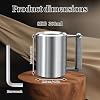 Amazon.com | Gdsinstna Mug,18LB/ 8KG Stainless Steel Cup,Super Dumbbell ...