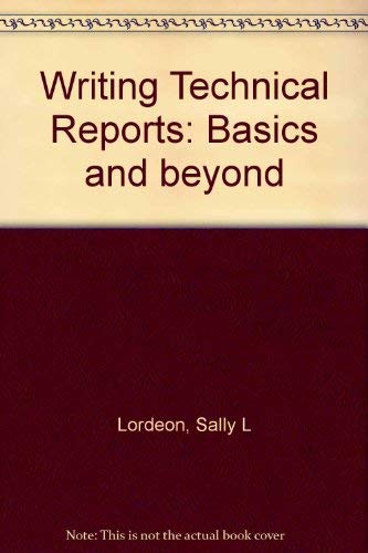 Writing Technical Reports: Basics and beyond : Buy Online at Best Price ...