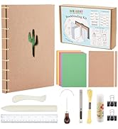 Amazon.com: WEBEEDY 4 Sets DIY Bookbinding Kit Complete Book Making Kit ...