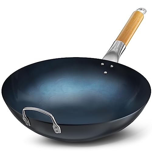 Find The Best Blue Carbon Steel Wok Reviews & Comparison - Katynel