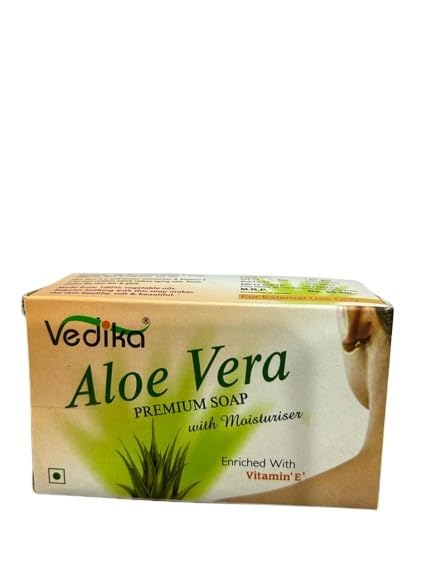 Buy Vedika Aloe Vera Premium Soap - 125gm | Natural and Moisturizing ...
