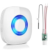 Wireless Doorbell Extender with Receiver Connects to Existing Hardwired ...