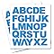 2 x Set of A-Z Royal Blue Capital & Small Letters Full Alphabet ...