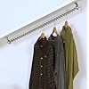 Zebedee Slanted Clothes Rail ANY ANGLE HANGING RAIL Carbon Black Powder ...