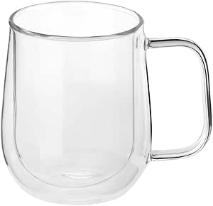 Amazon.co.jp: カインズ(CAINZ) 耐熱二重ガラスマグカップ 250ml : ホーム＆キッチン