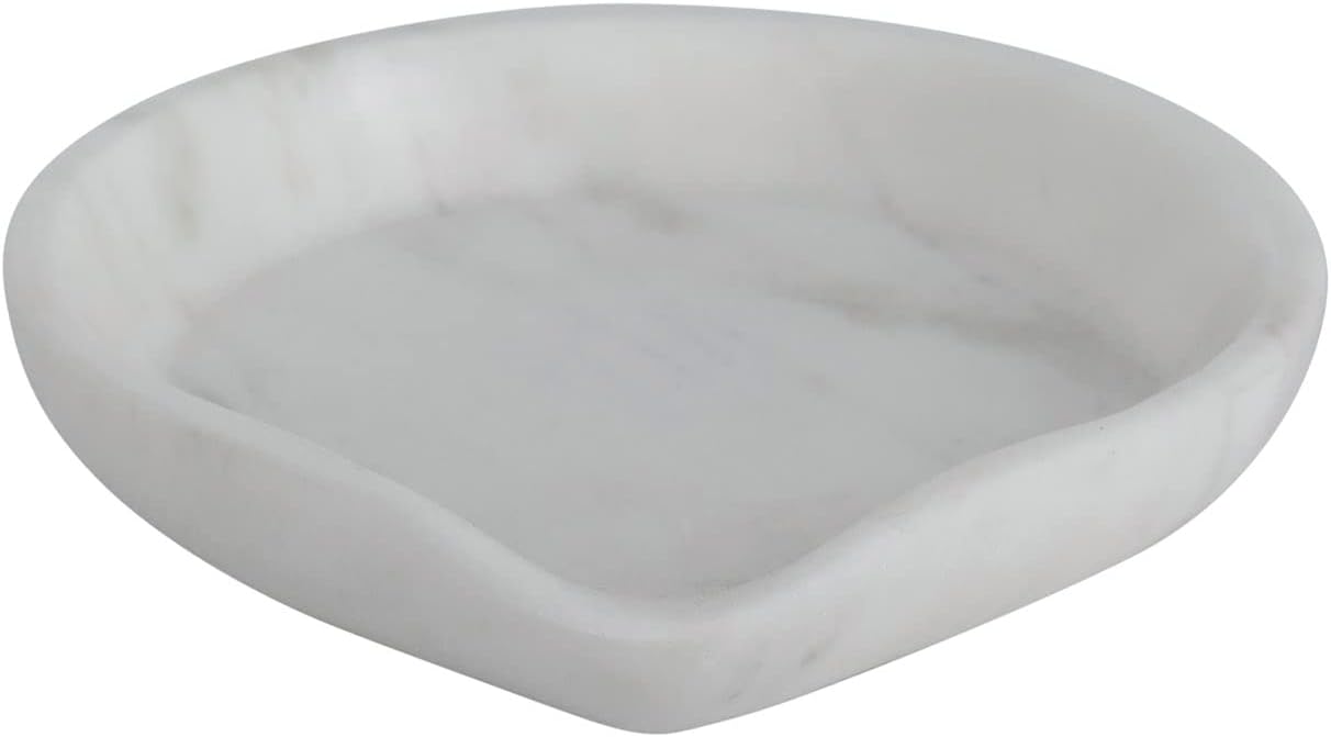 Amazon.com: Thirstystone White Marble and Acacia Wood Large Spoon Rest ...