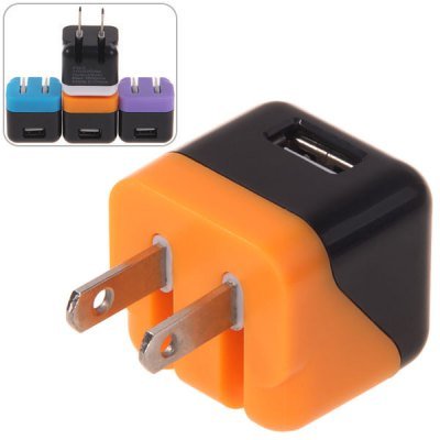 Dual-Color Clevrish Single USB Port Power Adapter Compatible with ...