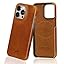 Amazon.com: DEERHANDMADE Premium Full Grain Leather Phone Case Compatible with Apple iPhone 15 ...