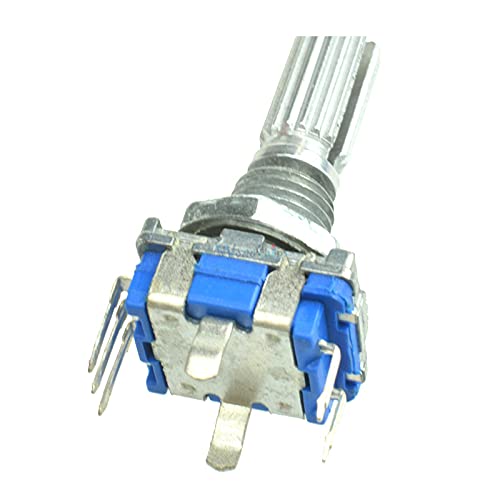 EC11 Rotary Encoder Code Switch 360 Degree Digital Potentiometer 7 Pins Shaft Height 20mm Shaft ...