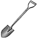 Amazon.com : Shovel, All Metal Shovels for Digging, Heavy Duty Shovel with D-Handle and Hardened ...