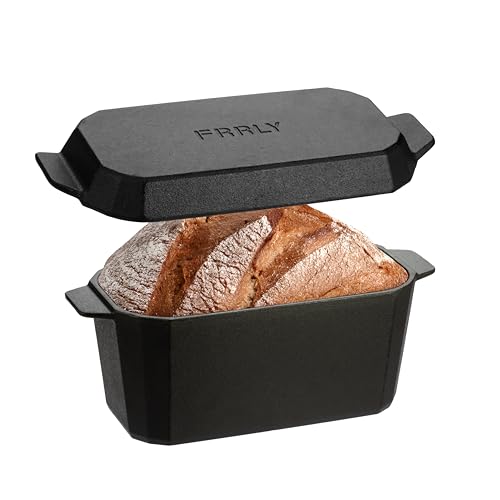 Cast Iron Bread Pan with Lid Dutch Oven for Sourdough Bread