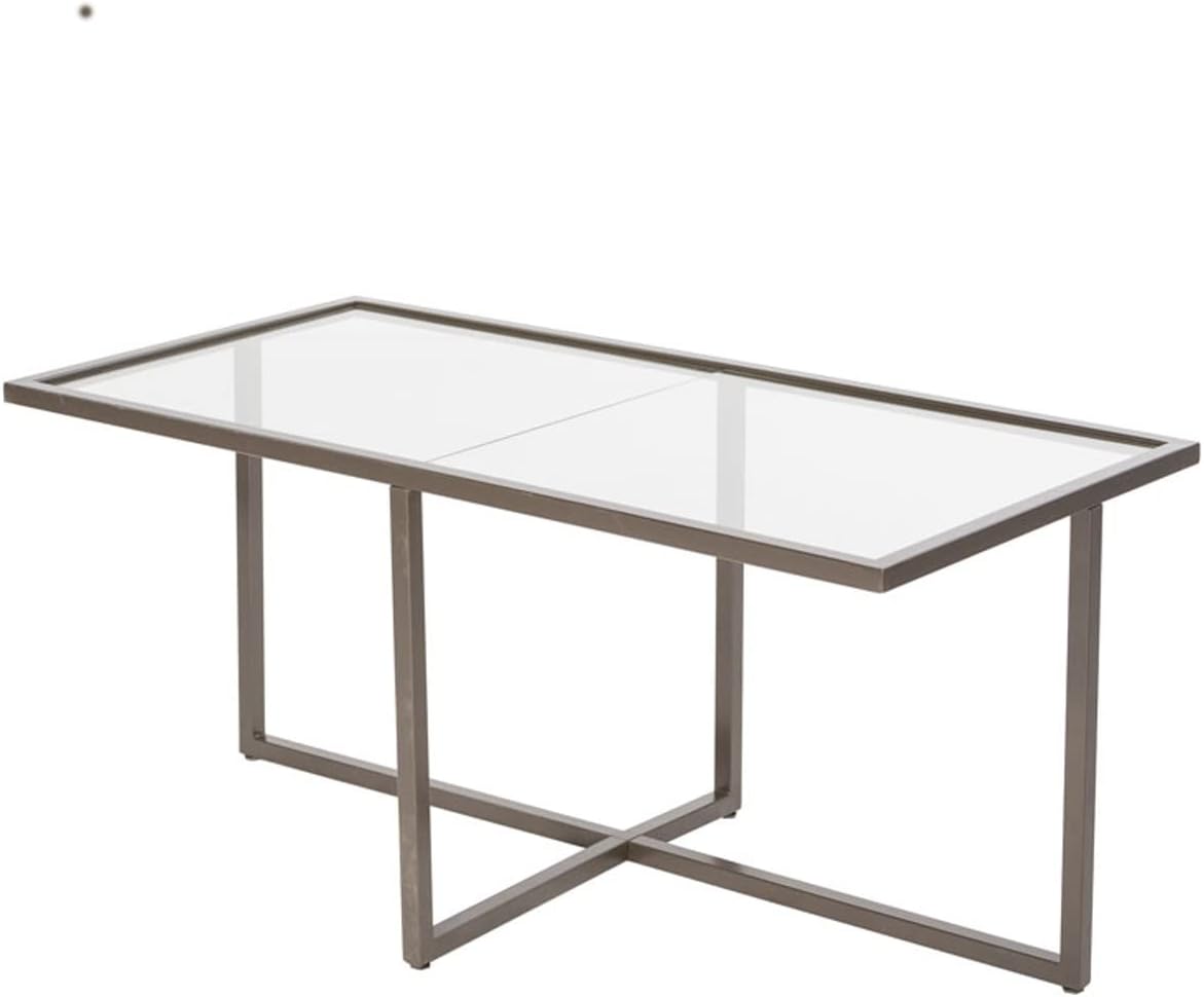 Amazon.com: Small Nesting Table, Glass Table, 1" Square tubing with a ...