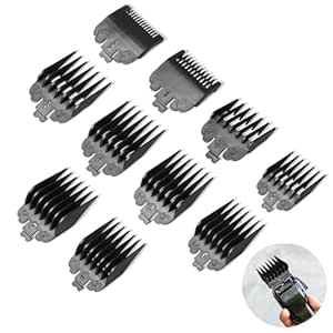 Amazon.com: 10 Pcs Clipper Guards Set Fits for Most Wahl Clippers and Babyliss FX870 ...