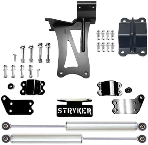 Amazon.com: Dual Steering Stabilizer Kit made in the USA with USA Steel ...