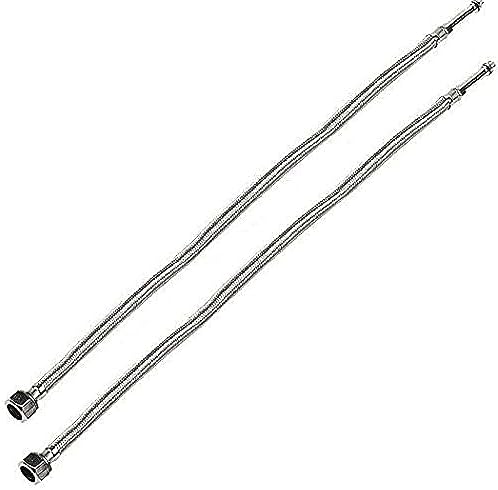 Flexible Hose Pipe Tap Tails for Monobloc Basin Or Kitchen Taps 400mm ...