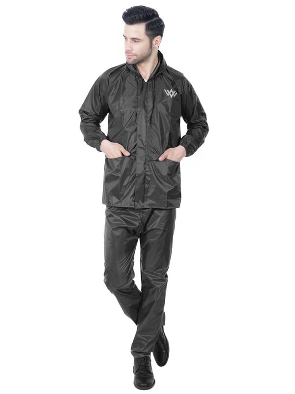 Men's Waterproof Raincoat or Rainsuit Set - Includes Top and Bottom ...