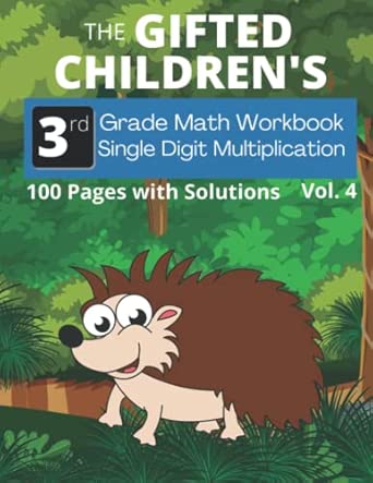 Amazon.co.jp: The Gifted Children's 3rd Grade Math Workbook Single ...